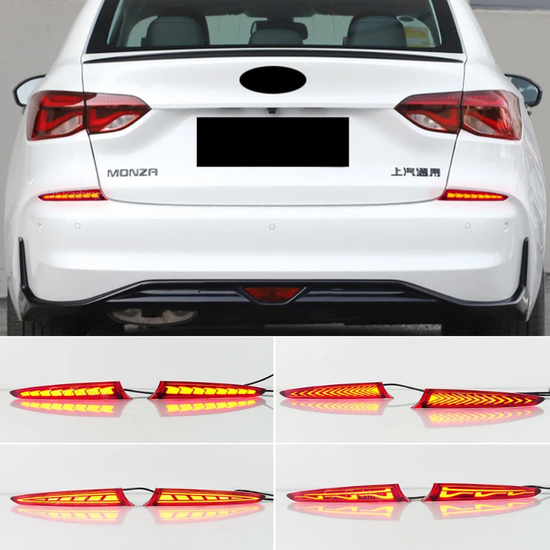 Car LED Rear Bumper Tail Lights For Chevrolet Monza RS 2019-2022 For ...
