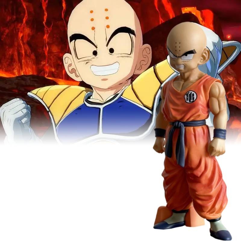Adorable Ball Dragon Krillin Pvc Figurine Featuring Unique Stance ...