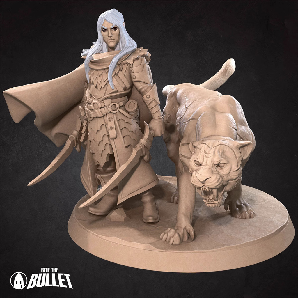 [DND Model] [Dark Elf] Droll Weapon Master Grey Dwarf Druid Monster DND ...
