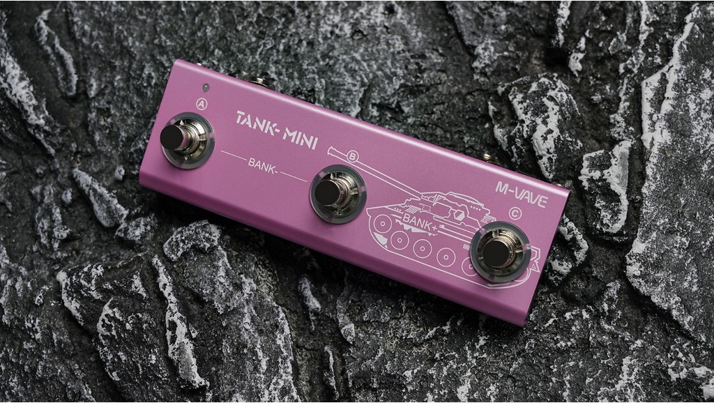 M-VAVE TANK MINI Electric Guitar/Bass Multi-Effects Pedal Supports Tone ...