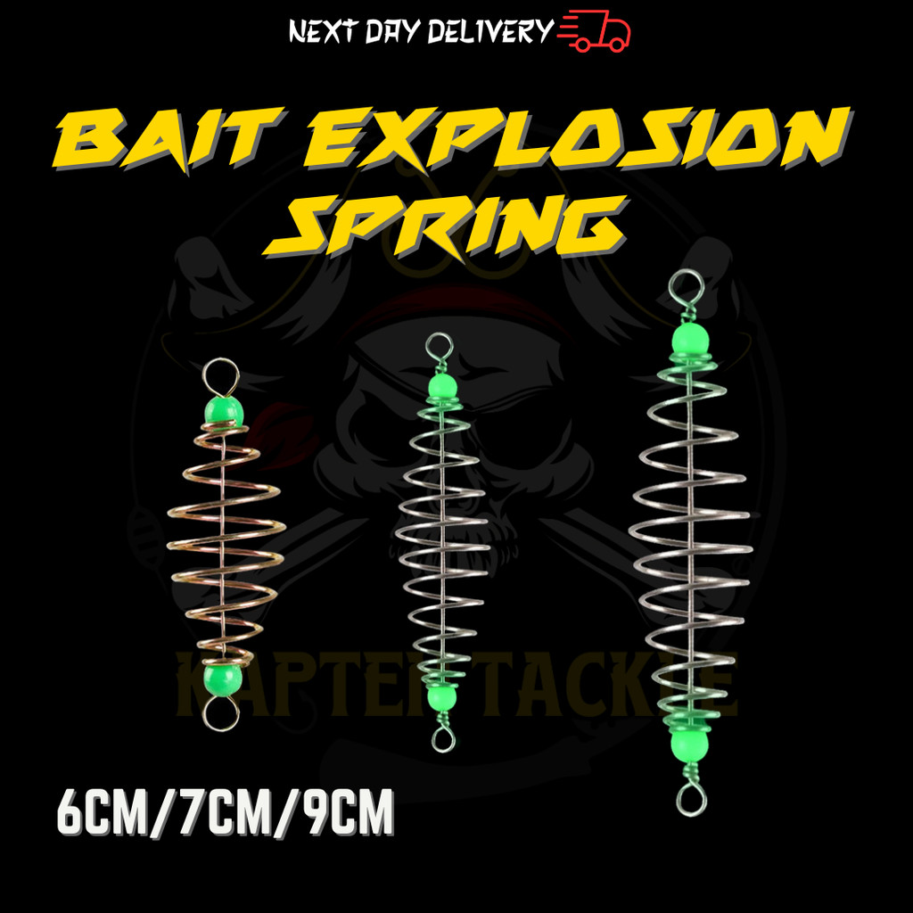【KAPTEN】3PCS Bait Explosion Spring Lure Mata Bomb Inline Hanging Umpan ...