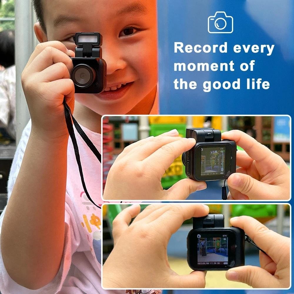 Y4000 Mini Camera With Screen HD 1080p With Flash Lamp And Battery Dock ...