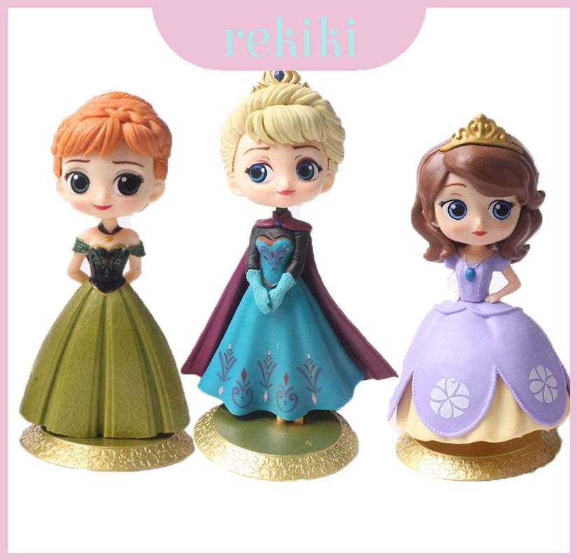 Princess Frozen Adorable Elsa And Anna Miniature Pvc Figures Perfect ...