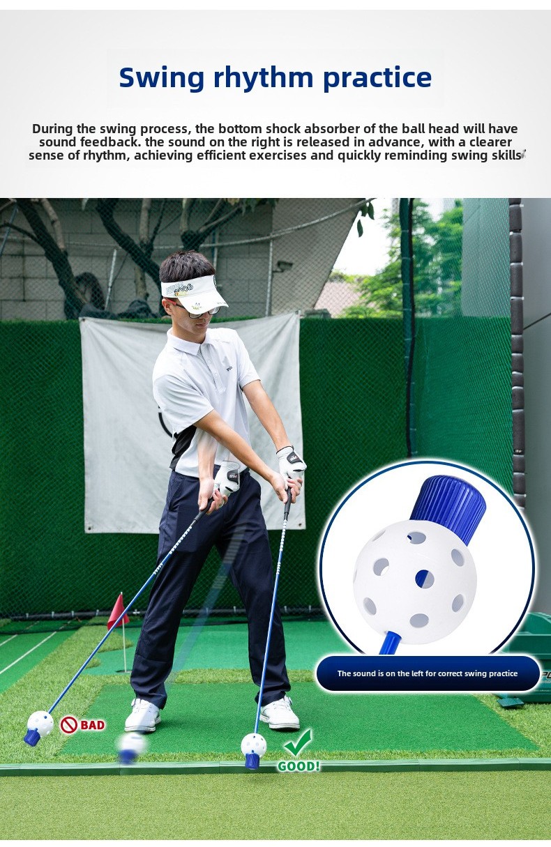 PGM HGB024 Golf Swing Stick Voice Training Stick Improve Swing Speed ...