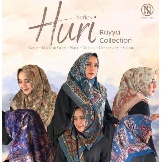 in stock Huri Series/Ninano Label / Quadrilateral Hijab motif ...