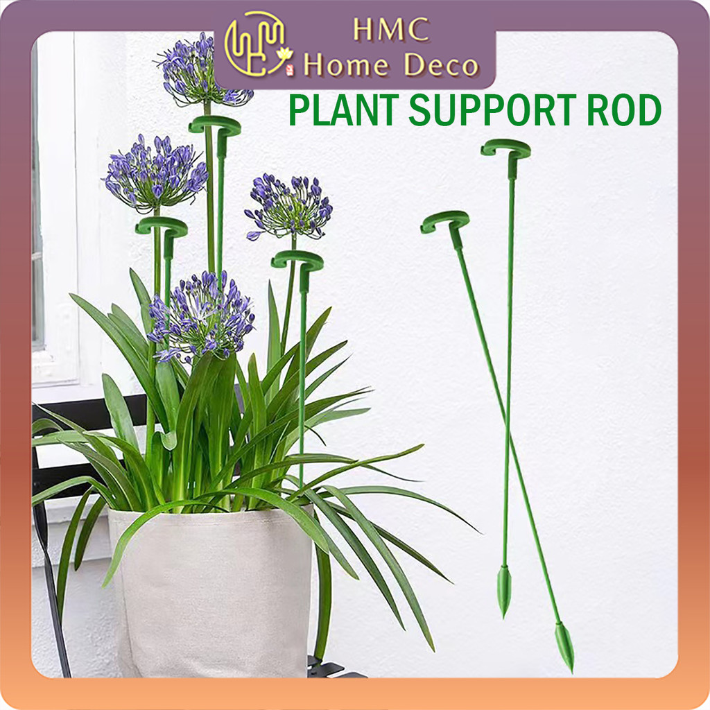 Plastic Plant Support Rod Plants Support Stakes Single Stem Support ...