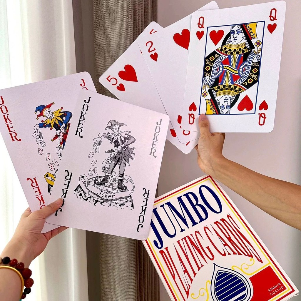 Giant Big Size Jumbo Poker Card Full Deck Oversized Super Large Playing ...