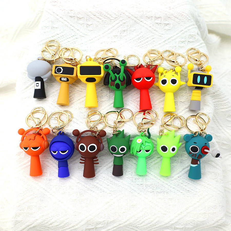 Sprunki Incredibox Sprunki Keychain Sprunki Pendant Gift For Kids ...