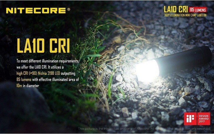 Nitecore LA10 CRI High Color Rendering Index Camping Light | Shopee ...