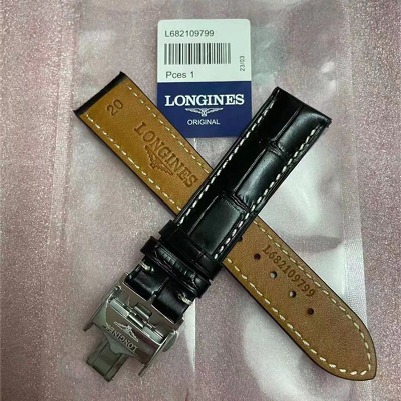 New Leather Strap Replacement Replacement Longines Watch Strap Genuine Leather For Men And Women ...