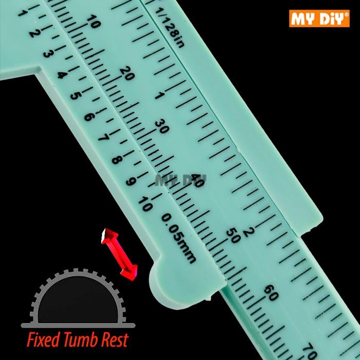 MYDIYHOMEDEPOT - VERNIER Caliper 6inch 150mm PVC PLASTIC CALIPER 6 ...