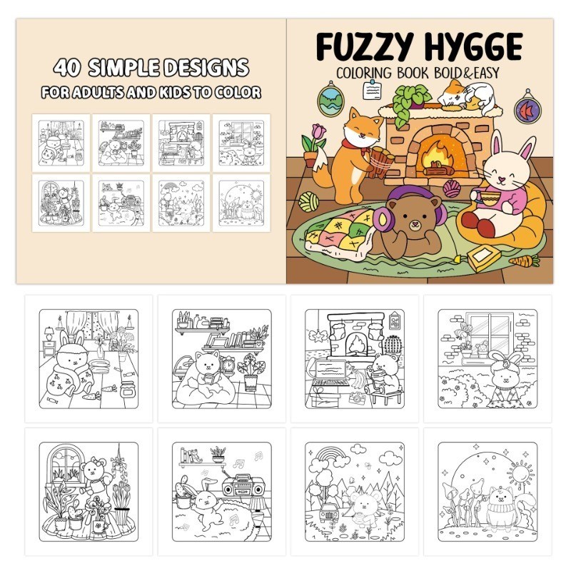 Deli Kids Coloring Book 40 Pages Educational Art Drawing Book Graffiti ...