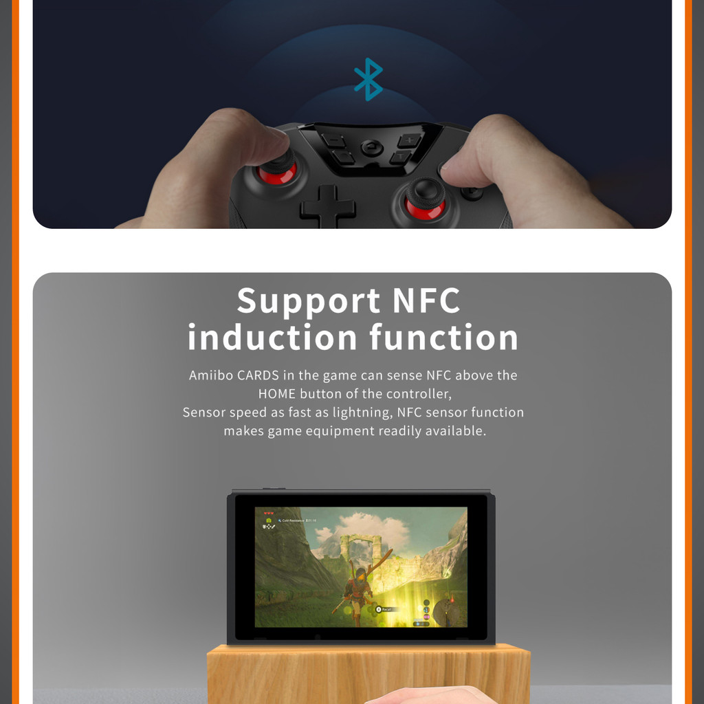 DOBE Nintendo Switch Wireless Controller NFC Switch Pro Bluetooth ...