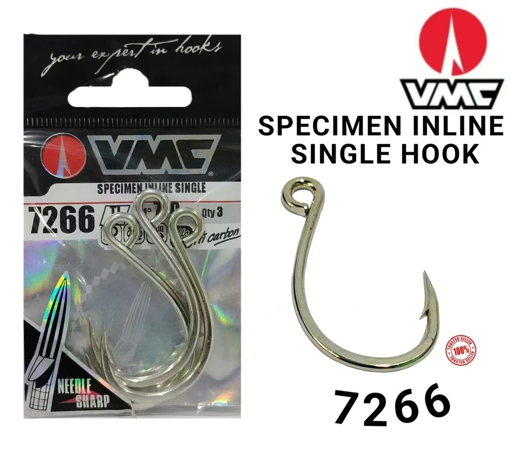 VMC SPECIME INLINE SINGLE HOOK 7266/ 7266TI | Shopee Malaysia