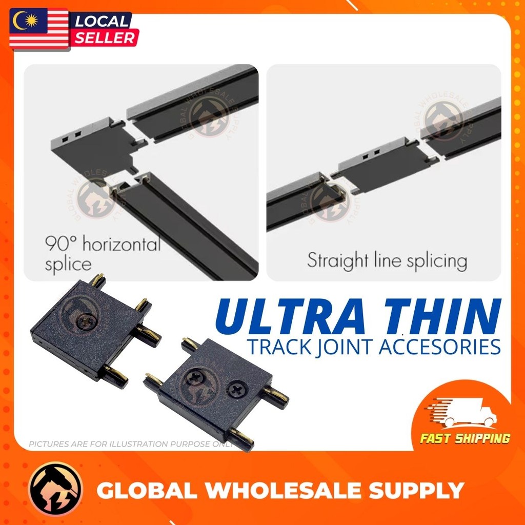 ULTRA THIN Magnetic Track Joint Straight Joint Elbow Joint Track Light ...