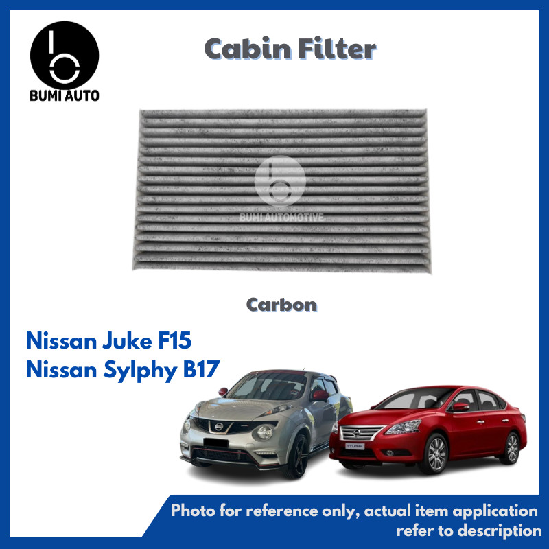 Nissan Sylphy B17 / Juke F15 *Carbon* Penapis Cabin Filter Aircond ...