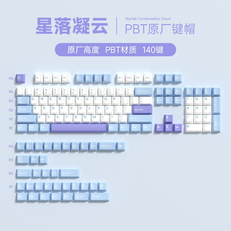 New Theme Keycaps, Personalized Keycaps, Vika Flower Xiangrong Theme ...