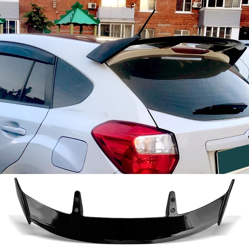 Roof Spoiler Universal ABS material Car Rear Trunk Wing Spoiler For ...