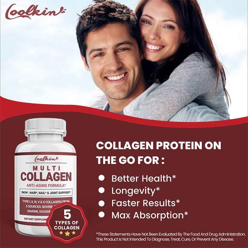Coolkin's simple and effective multi-collagen peptide powder, a ...