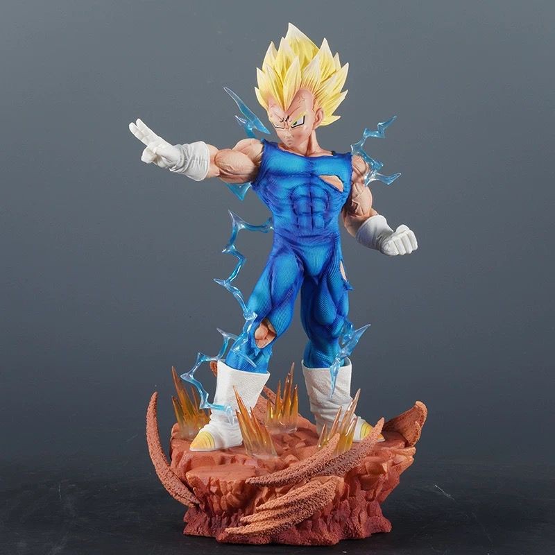 Gk Anime Detailed Super Saiyan Infinite Majin Vegeta Action Figure ...