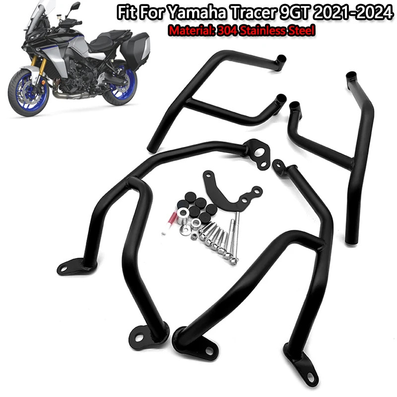 2024 New Tracer 9 GT Motorcycle Bumper Stainless Steel Engine Guard ...