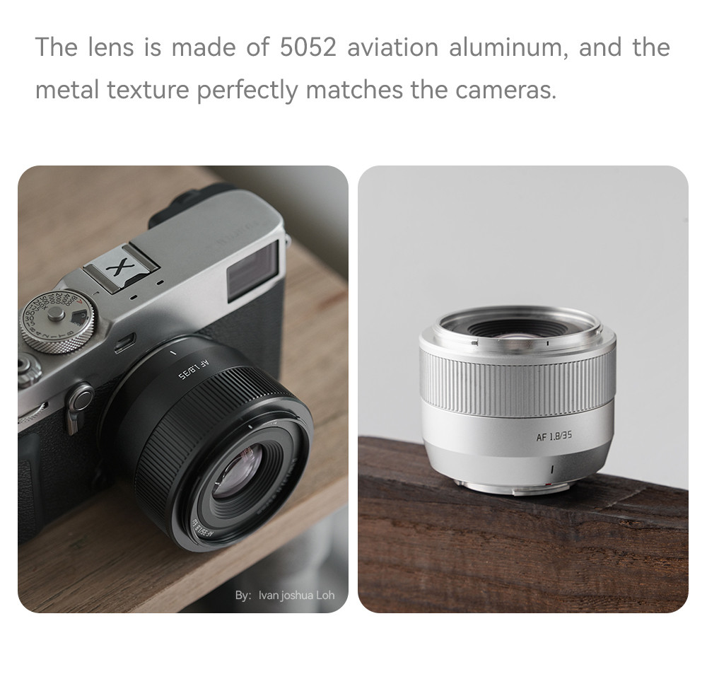 TTArtisan 35mm F1.8 II APS-C Frame AF Auto Focus Large Aperture Lens for Camera Portrait ...