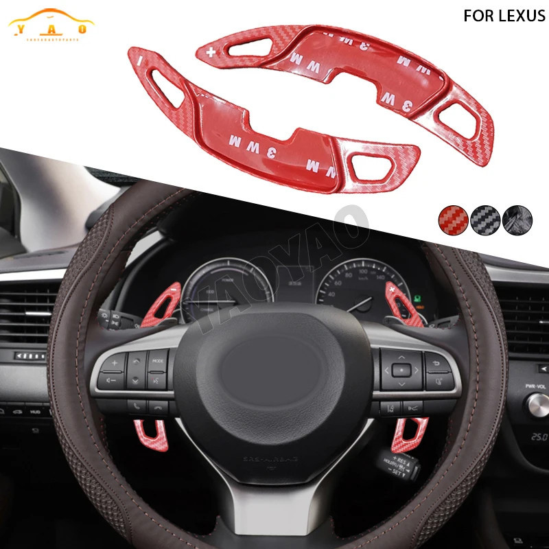 Carbon Fiber Paddle Shifter For Lexus ES LS LX UX NX RX ML 2018-2020 ...