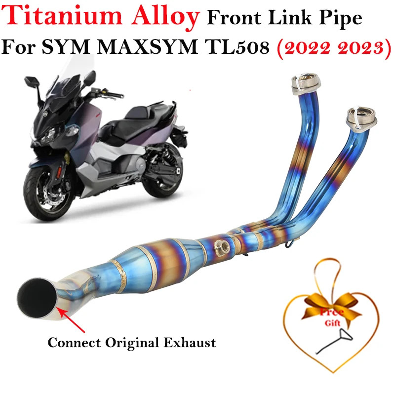 Titanium Alloy Slip On For SYM MAXSYM TL508 2022 2023 Motorcycle ...