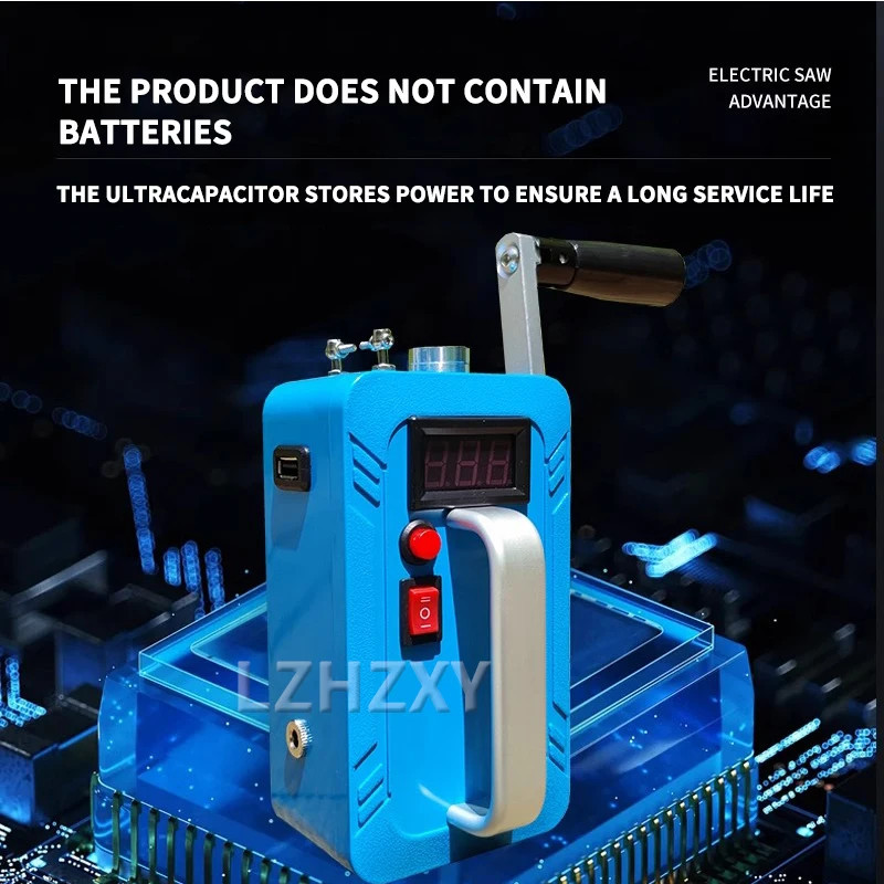5W Emergency Electric Generator Hand Crank High Power Dynamo Charger ...