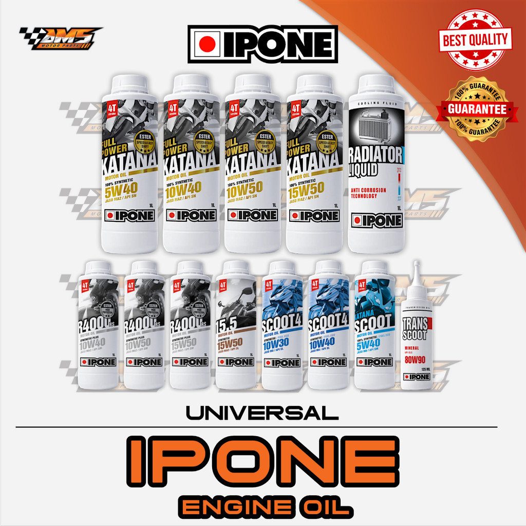 IPONE ENGINE OIL FOR MOTORCYCLE | Shopee Malaysia