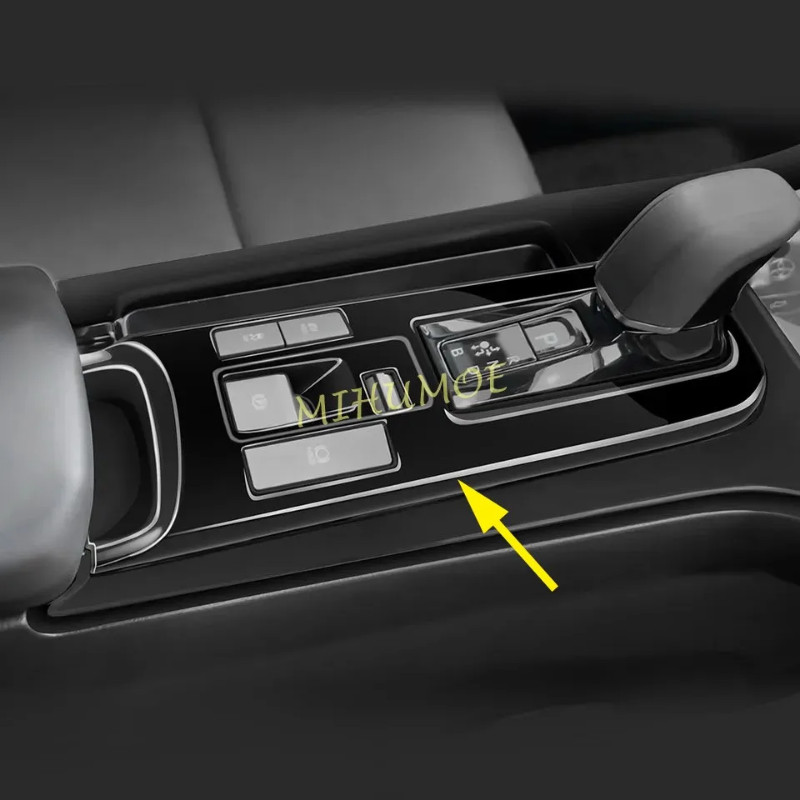 Glossy Black Interior Center Console Gear Shift Panel Cover Trims For ...