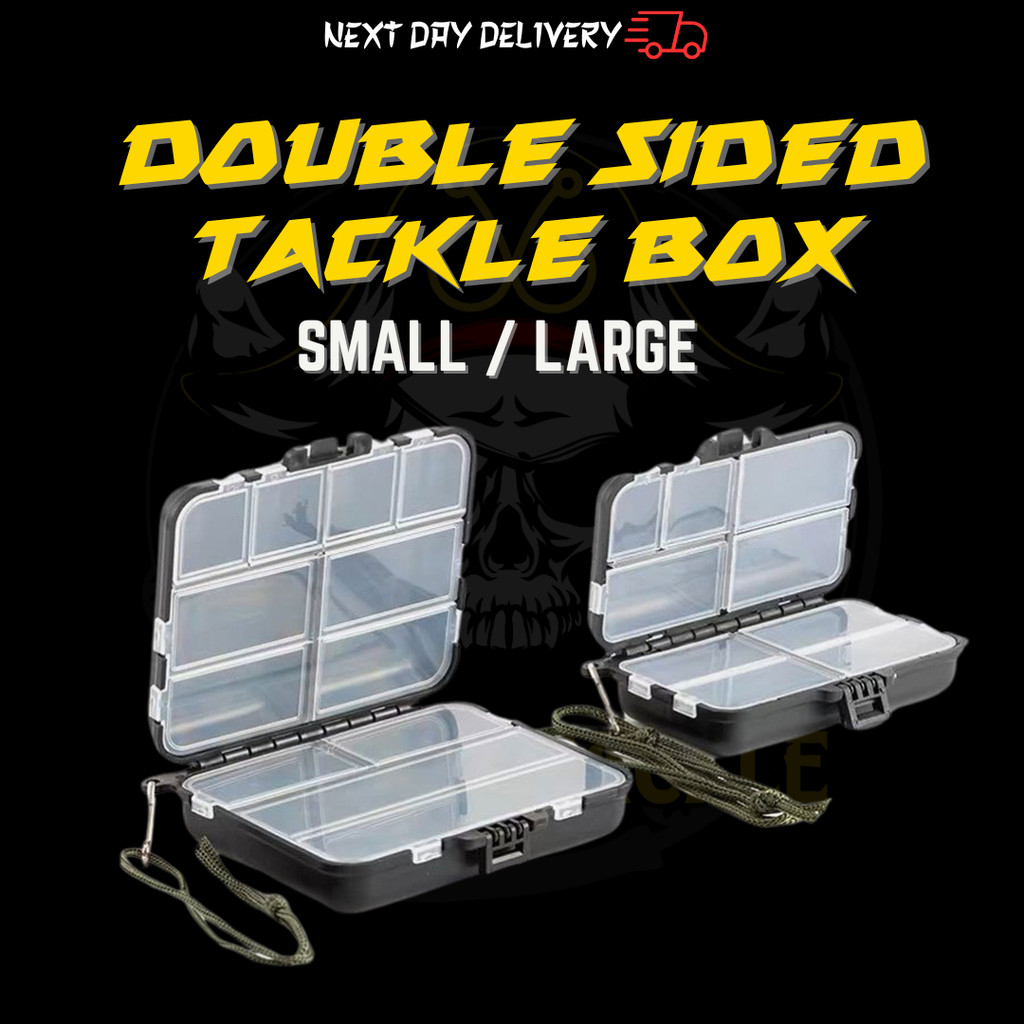 【KAPTEN】BX011 Double Sides Lure Box 12cm Tackle Lure BaitBox Fishing ...