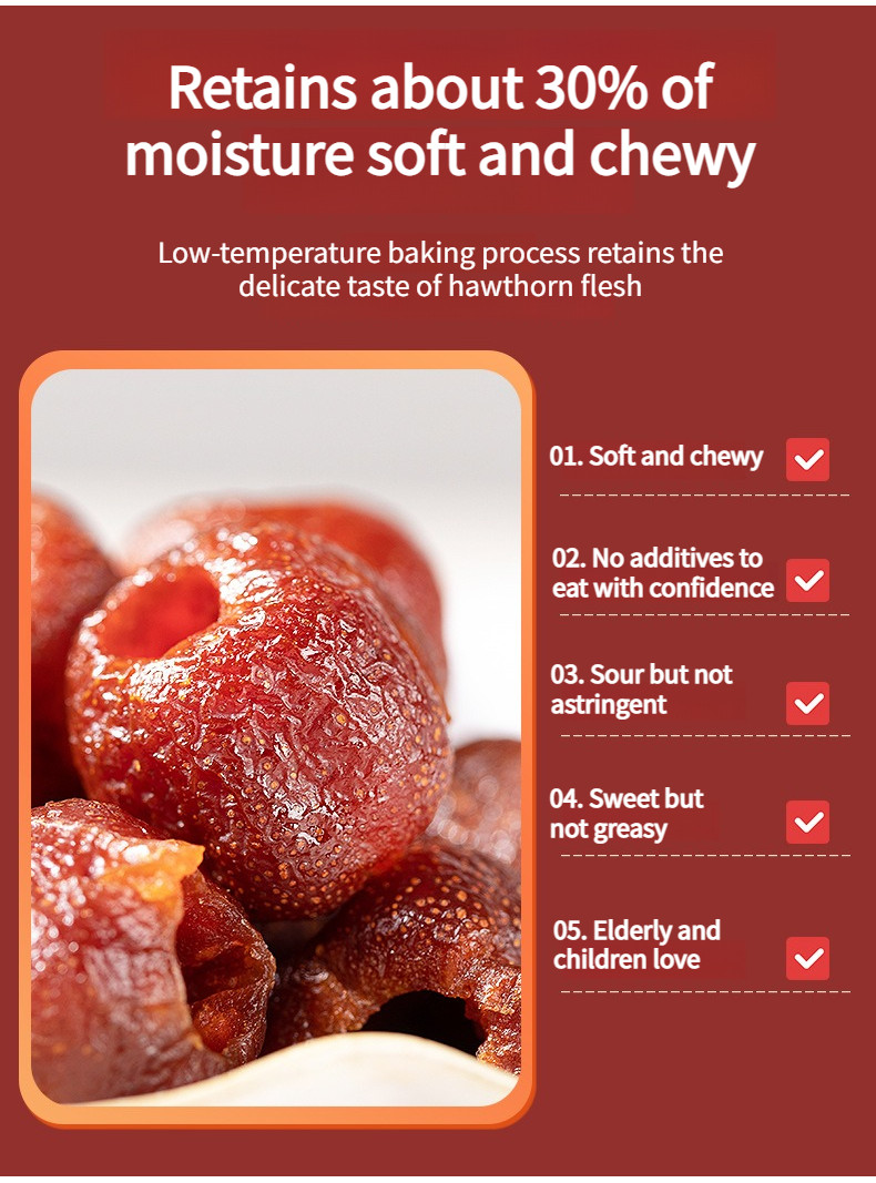 Foods Foods Hollow Hawthorn without Core Safety Fruity Light baking ...