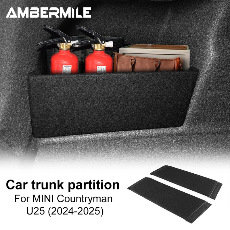 Car Storage Sides Trunk Partition for Mini Countryman U25 2024 2025 ...