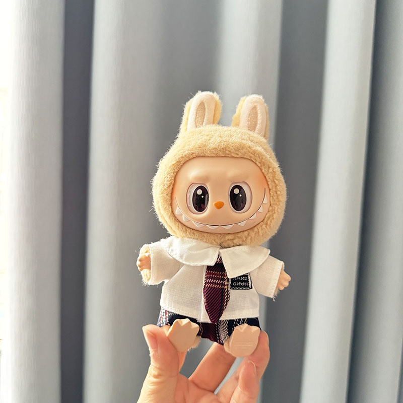 17cm Labubu Clothes Labubu Doll Sitting Party Pure Couple Suit | Shopee ...