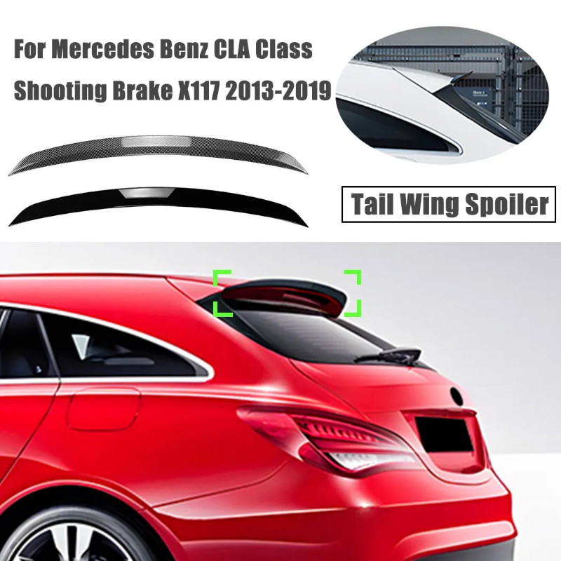Car Top Rear Wing Diffuser Roof Trunk Wing For Mercedes Benz CLA Class ...