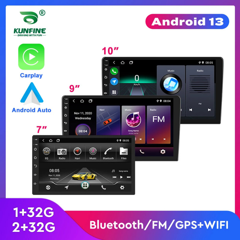 Android 13 Universal Car Radio Wireless Carplay Android Auto 2 Din 7"/9 ...