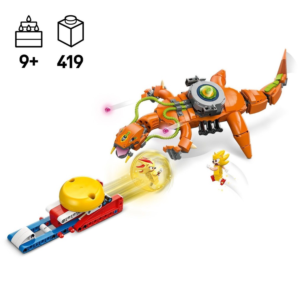 LEGO 77003 Sonic Super Shadow vs. Biolizard Building Toy Set (419 ...