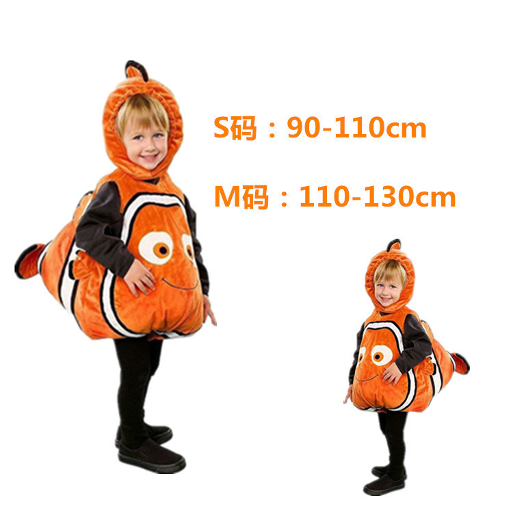 Kostum kanak-kanak Halloween Finding Nemo/Clownfish baju Ocean binatang ...