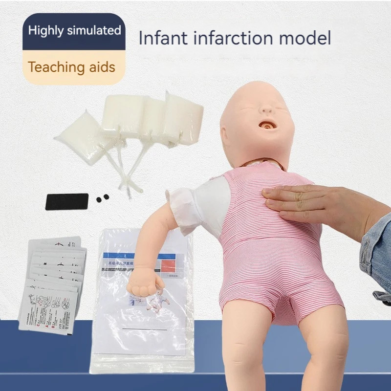 Baby Infarction Model Infant Airway Obstruction Training Manikin CPR ...