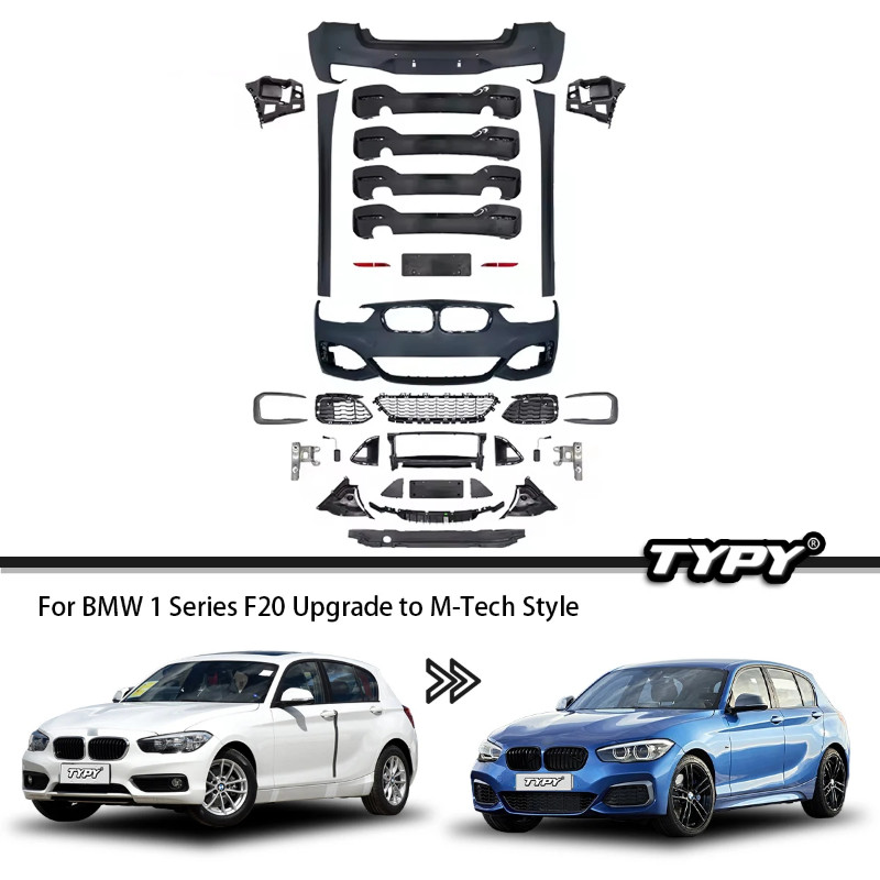 TYPY Body kit For BMW 1 Series F20 2014-2018 Modified MT Styles Body ...