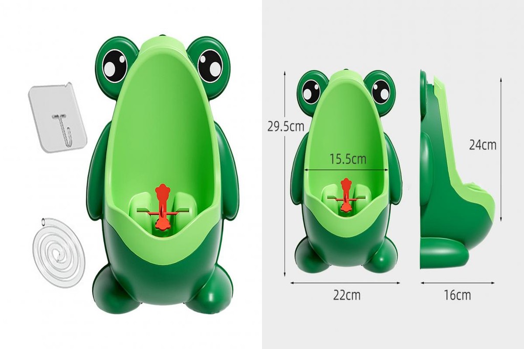 Detachable Rear Seat Urinal Potty Training Urinal Large Capacity Frog ...