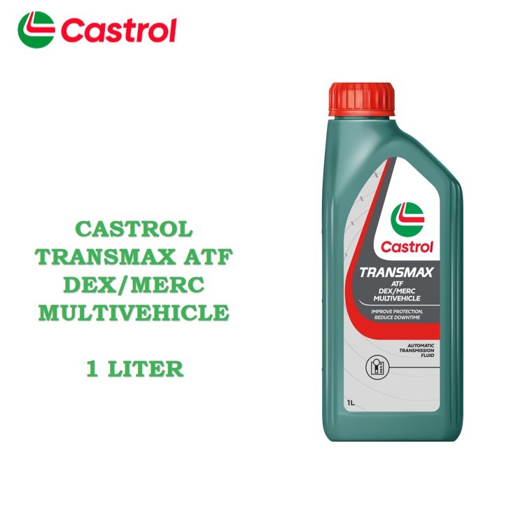 MINYAK CASTROL TRANSMAX ATF DEX/MERC MULTIVEHICLE (1 LITER) (100% ...