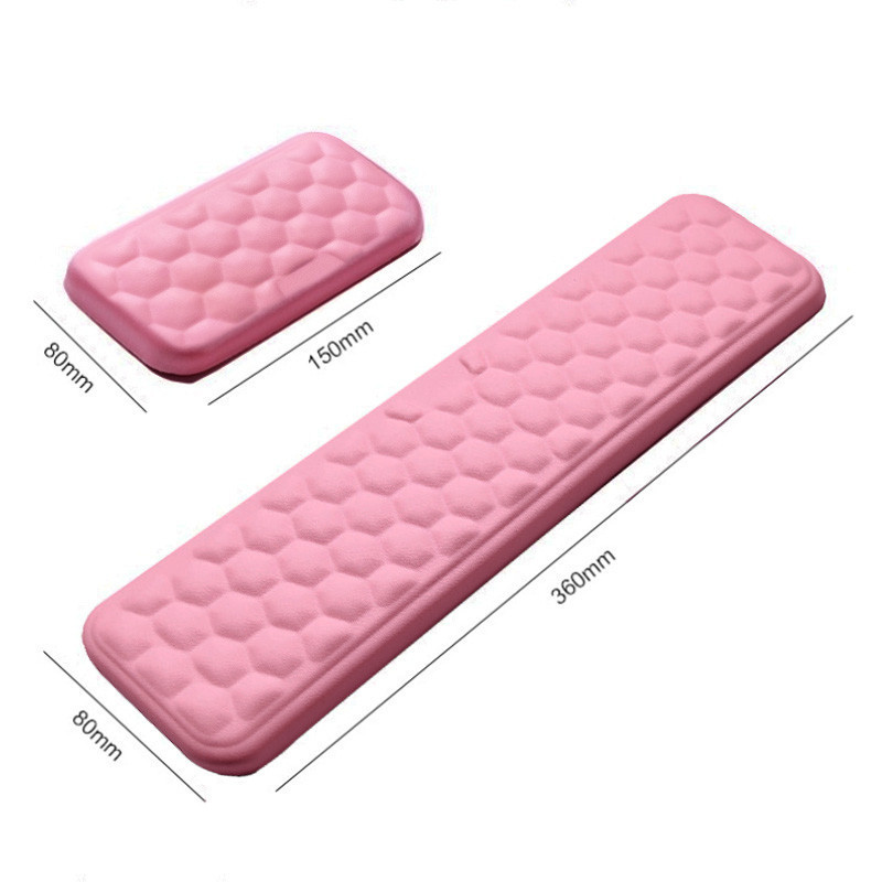 Memory Foam Keyboard Wrist Pad Keyboard Hand Wrist Rest - Fabric ...