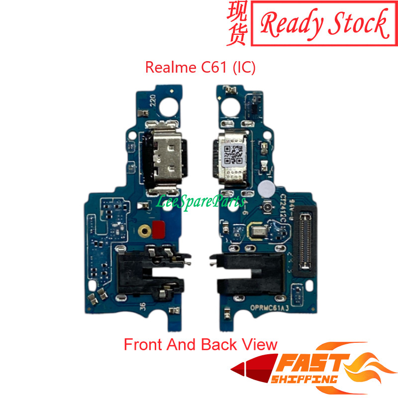 OPPO Realme C61 Charging Board USB Charger Port Pin Mic Handfree Jack For Replacement | Shopee ...