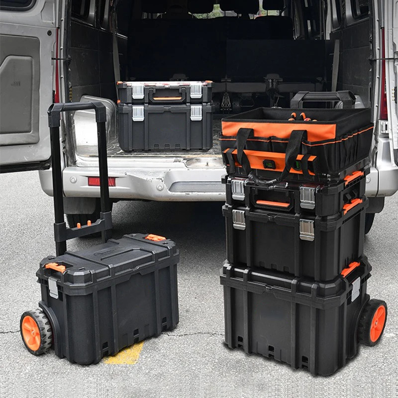 3 in 1 Tool Trolley Toolbox With Professional Wheels Combination ...