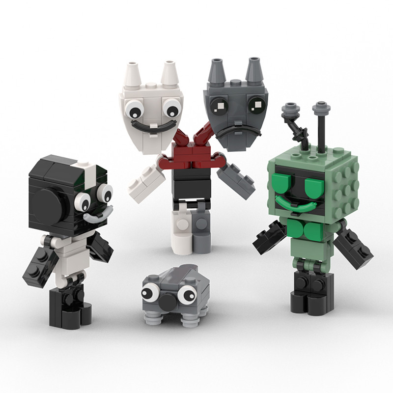 Dandy's World Building Blocks Set Action Figurines DIY Toy Horror Game ...