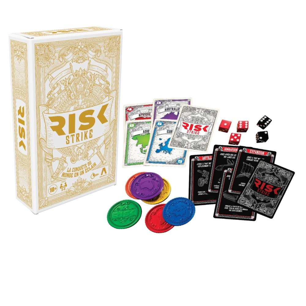 Risk Strike Cards and Dice Game, Quick-Playing Strategy Card Game ...