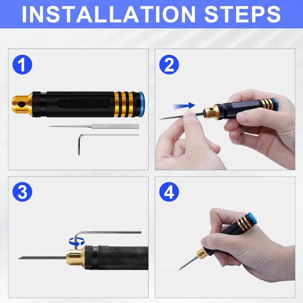 Model Carving Knife DIY Plastic Scale Chisel Sharp Wear Resistant ...