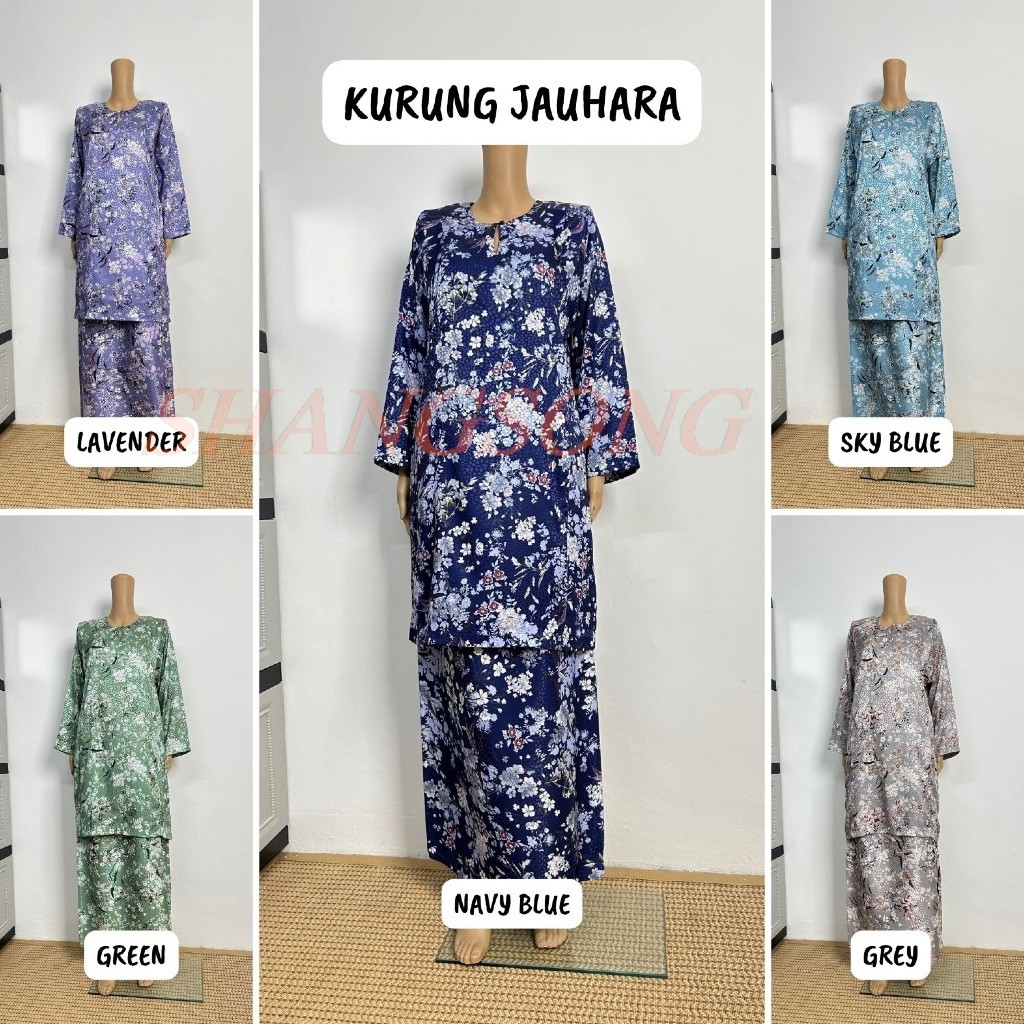 Baju Kurung Biasa Pesak Johor Kain Susun Tepi Exclusive Material ...